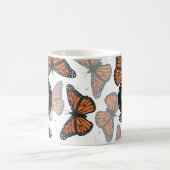 Modern Elegant Monarch Butterfly Monogrammed Coffee Mug | Zazzle