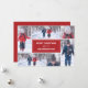 Modern Elegant Photo Collage Card for Christmas | Zazzle