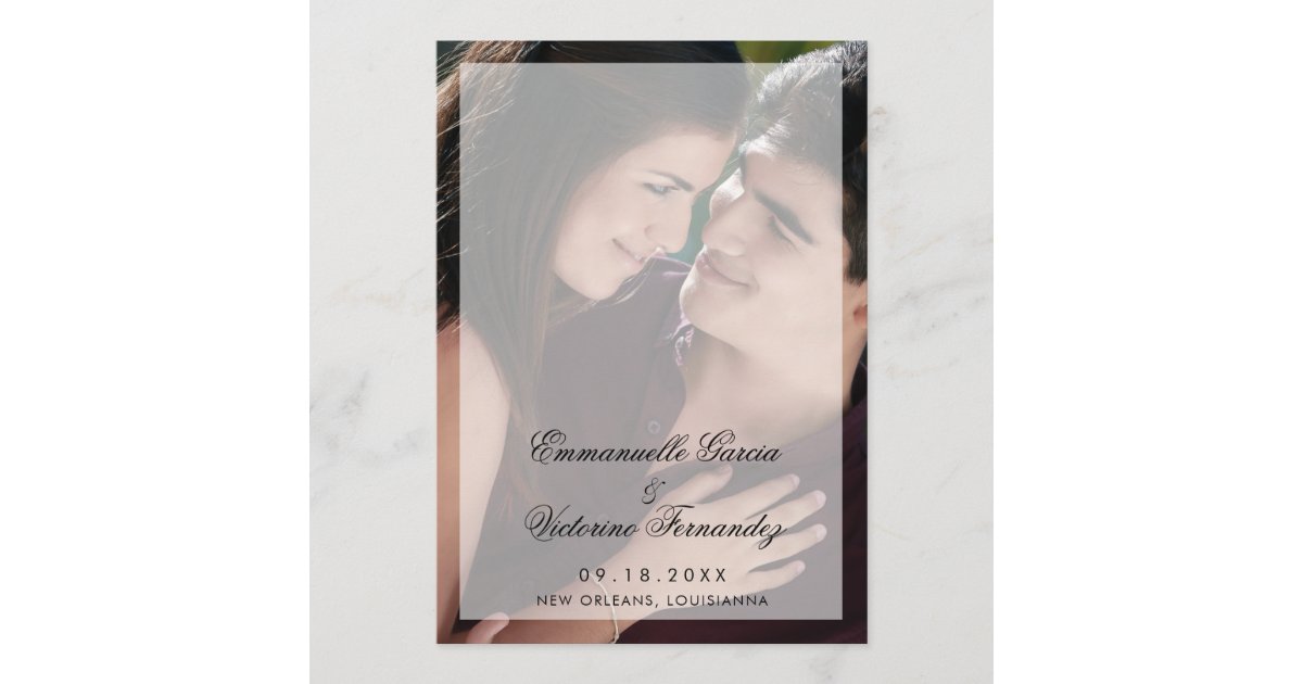 Modern Elegant Photo Wedding Program | Zazzle