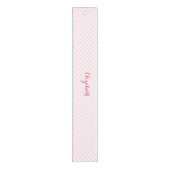 Modern Elegant Pink White Checkered Monogram Girly Ruler | Zazzle