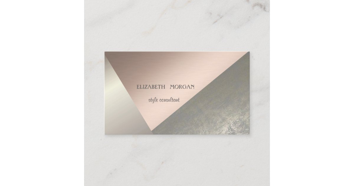 Modern Elegant Professional,Geometric,Abstract Business Card | Zazzle
