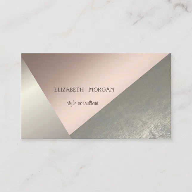 Modern Elegant Professional,Geometric,Abstract Business Card | Zazzle