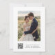 Modern Elegant QR Code Photo Wedding Invitation | Zazzle