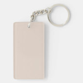 Modern Elegant QR Code Tan Keychain | Zazzle