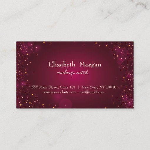 Modern Elegant Red Loyalty Card | Zazzle