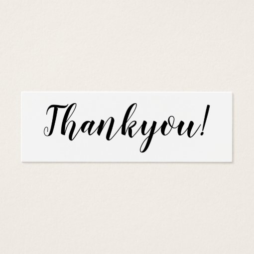 Modern Elegant Script Order Thank You Order Insert | Zazzle