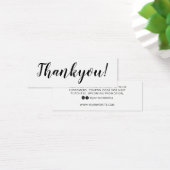 Modern Elegant Script Order Thank You Order Insert | Zazzle