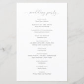 Modern Elegant Script Wedding Ceremony Program | Zazzle