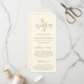 Modern Elegant Script, Wedding Ceremony Program | Zazzle