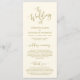 Modern Elegant Script, Wedding Ceremony Program | Zazzle