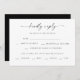 Modern Elegant Script Wedding RSVP Invitation | Zazzle