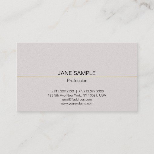 Modern Elegant Simple Professional Design Business Card | Zazzle