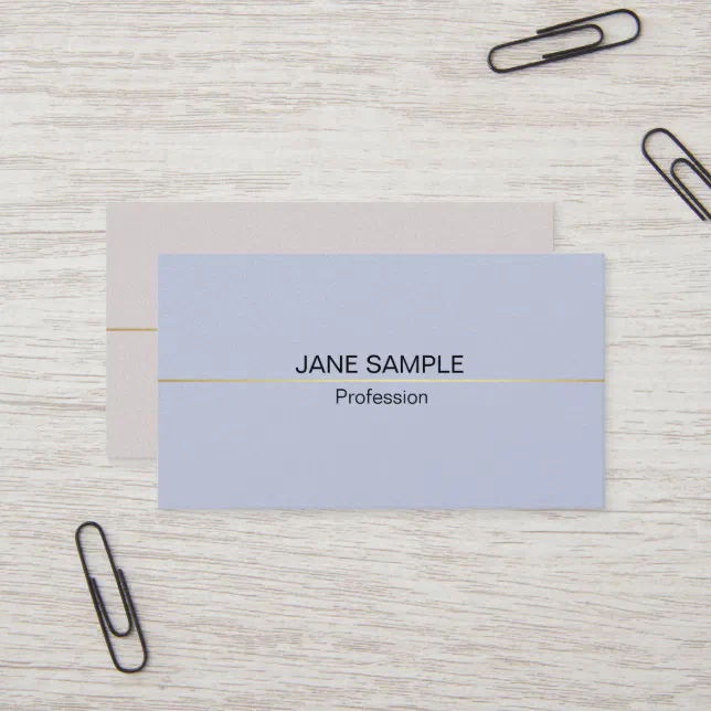 Modern Elegant Simple Professional Design Business Card | Zazzle