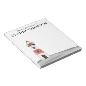 Modern Elegant Simple Watercolor Lighthouse Cute Notepad | Zazzle