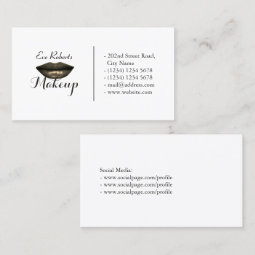 Modern elegant split sides look business card | Zazzle