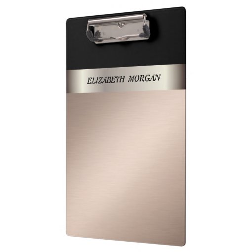 Modern Elegant ,Staylish,Striped-Personalized Clipboard | Zazzle