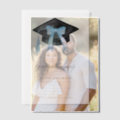 Modern Elegant Trendy Stylish Blue Bow Graduation Vellum Invitations ...