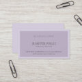 Modern Elegant Violet Color Corporate Professional Business Card | Zazzle