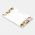 Modern Elegant Watercolor Floral Template Flowers Post-it Notes | Zazzle
