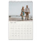 Modern Elegant Wedding Newlyweds Photo Calendar | Zazzle