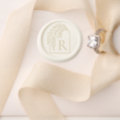 Modern Elegant Weeping Willow Tree Custom Monogram Wax Seal Stamp | Zazzle