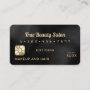 Modern Elegant White Silk Credit Gift Card | Zazzle