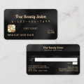 Modern Elegant White Silk Credit Gift Card | Zazzle