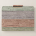 Modern Elegant Wood farmhouse western country barn File Folder | Zazzle