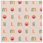 Elmo Minimalist Pattern Fabric | Zazzle