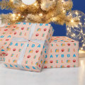 Modern Elmo Pattern Wrapping Paper | Zazzle
