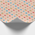 Modern Elmo Pattern Wrapping Paper | Zazzle