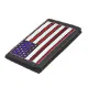 Modern Embossed American Flag Trifold Wallet | Zazzle