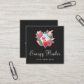 Modern Energy Healer Psychic Diamond Magic Potion Square Business Card ...