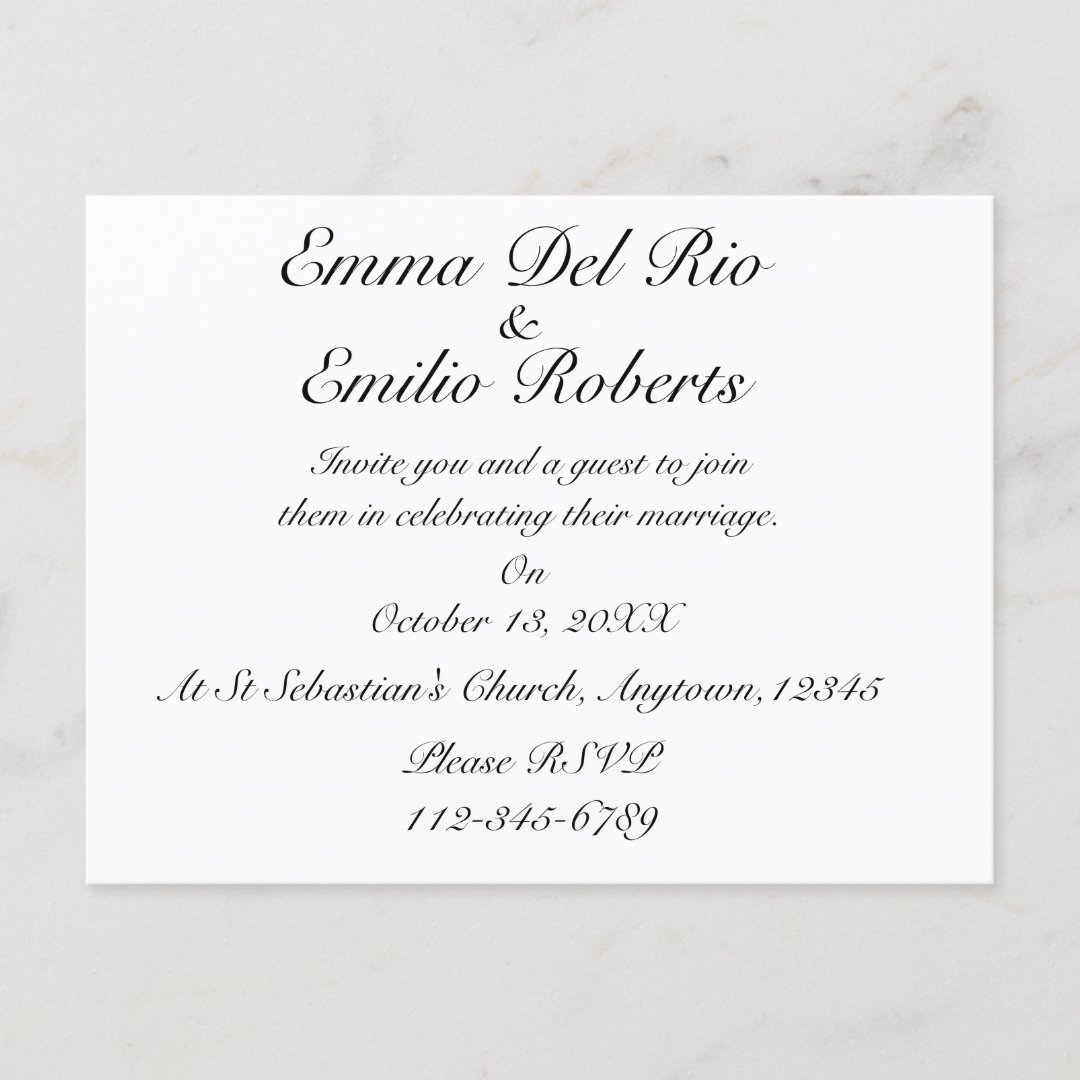 Modern Engagement Elegant Formal Party Invitations | Zazzle