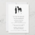 Modern Equestrian Horse Photo Graduation Invitation | Zazzle