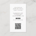 Modern Event Planner Photo QR Code Social Media Business Card | Zazzle