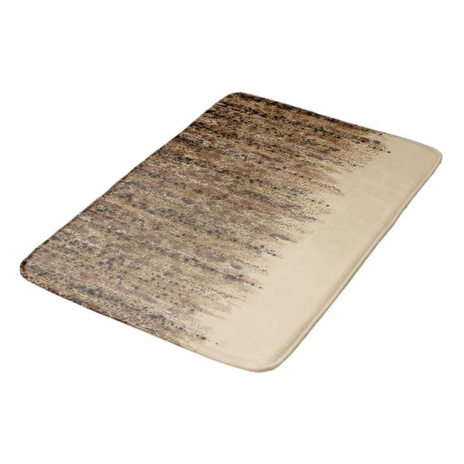 Modern Exotic Safari Abstract Glam Print Bath Mat | Zazzle