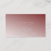 Modern Fade Ombre Red Embossed Effect Enclosure Card | Zazzle