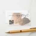 Modern Faded Photo & Qr Code Wedding Gift Registry Enclosure Card | Zazzle