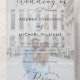 Modern Faded Photo & Script QR Code Photo Wedding All In One Invitation ...