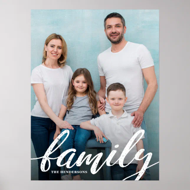 Modern Family Photo Poster | Zazzle