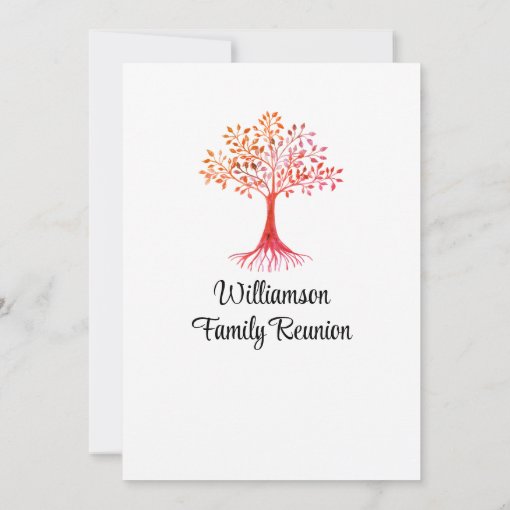 Modern Family Reunion Invitation | Zazzle
