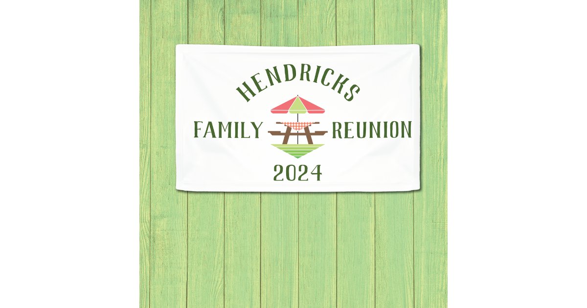 Modern Family Reunion Welcome Banner | Zazzle