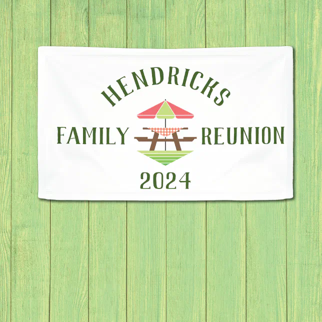 Modern Family Reunion Welcome Banner | Zazzle