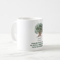 Modern Family Tree Monogrammed Coffee Mug | Zazzle