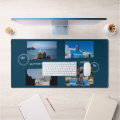 Modern Family Vacation Photo Collage Desk Mat | Zazzle