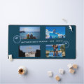Modern Family Vacation Photo Collage Desk Mat | Zazzle