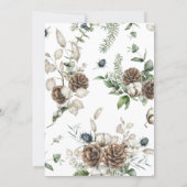 Modern Farmhouse Greenery Christmas Party Invitation | Zazzle