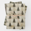 Modern Farmhouse Holiday Wrapping Paper Sheets | Zazzle