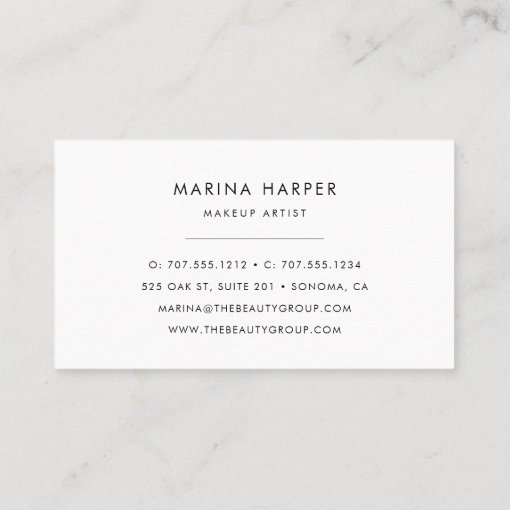 Modern Faux Gold Abstract Circle Logo Business Card | Zazzle
